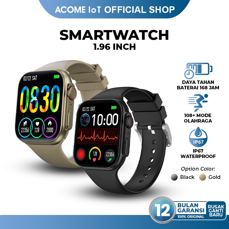 Jual ACOME Smart Watch S1 PLUS Jam Tangan Digital / Smartwatch Touch ...
