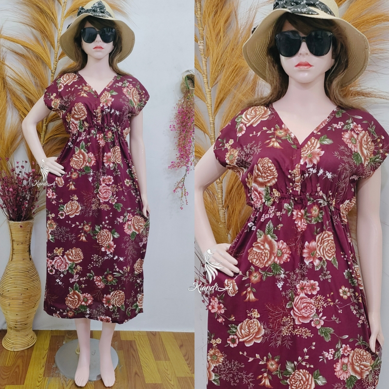 Jual Andara - Dress Manohara Basic Casual Rumahan Nyaman Rayon Adem ...