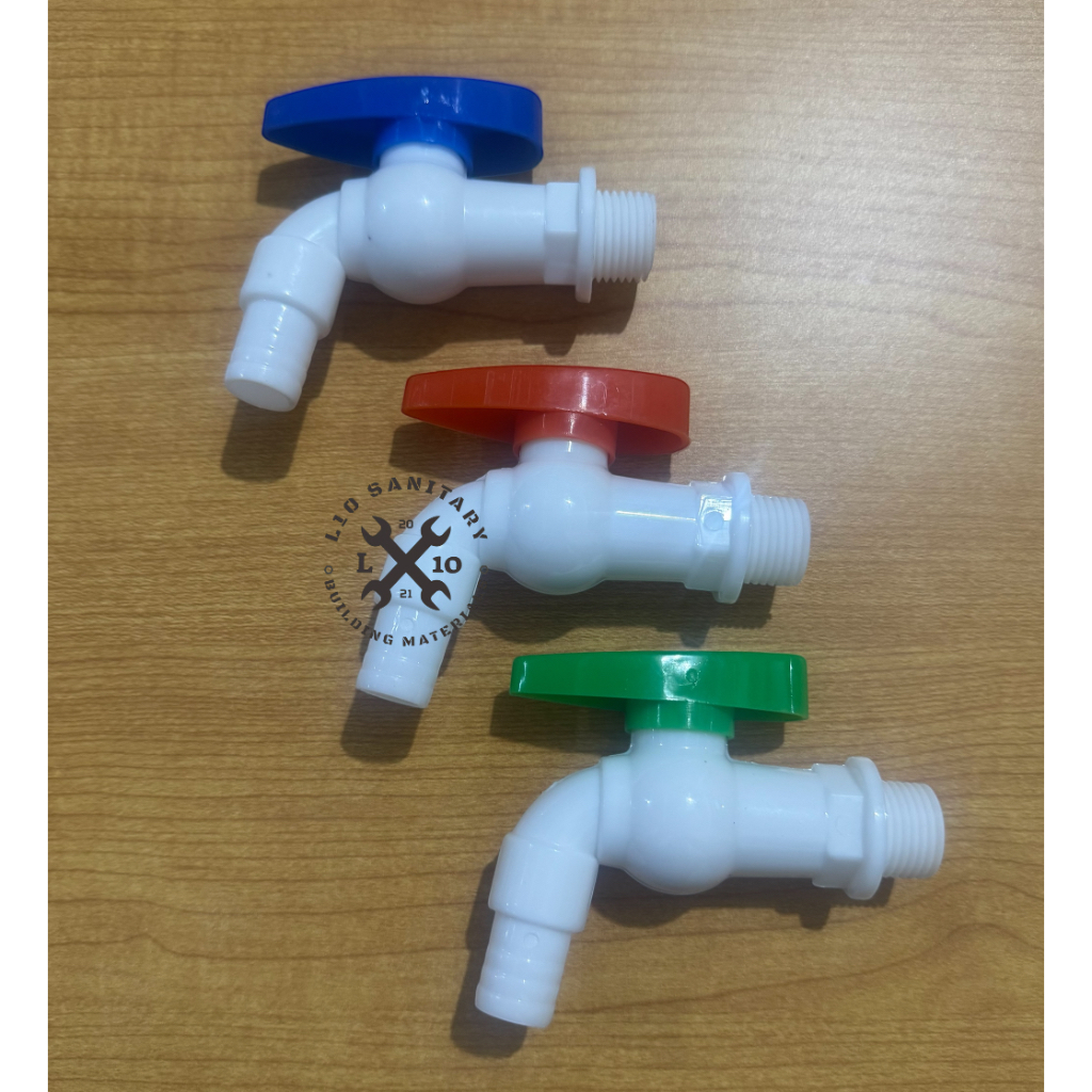 Jual Kran Air PVC SKT / Kran Air Cabut Putih SKT / Keran Air Tembok Taman SKT 1/2” Inch | Shopee ...