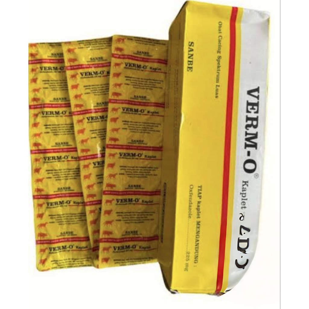 Jual VERM O SANBE KAPLET OBAT UNTUK KAMBING DOMBA ANJING MENGATASI ...