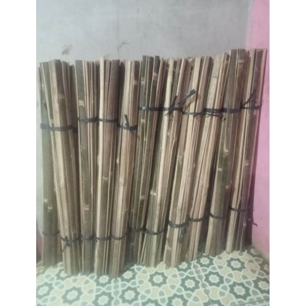 Jual Ruji Bambu serbaguna panjang 1 meter lebar 2cm isi 25 batang ...