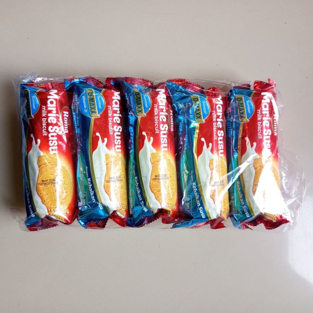 Jual roma biskuit marie susu roll biskuit susu | Shopee Indonesia