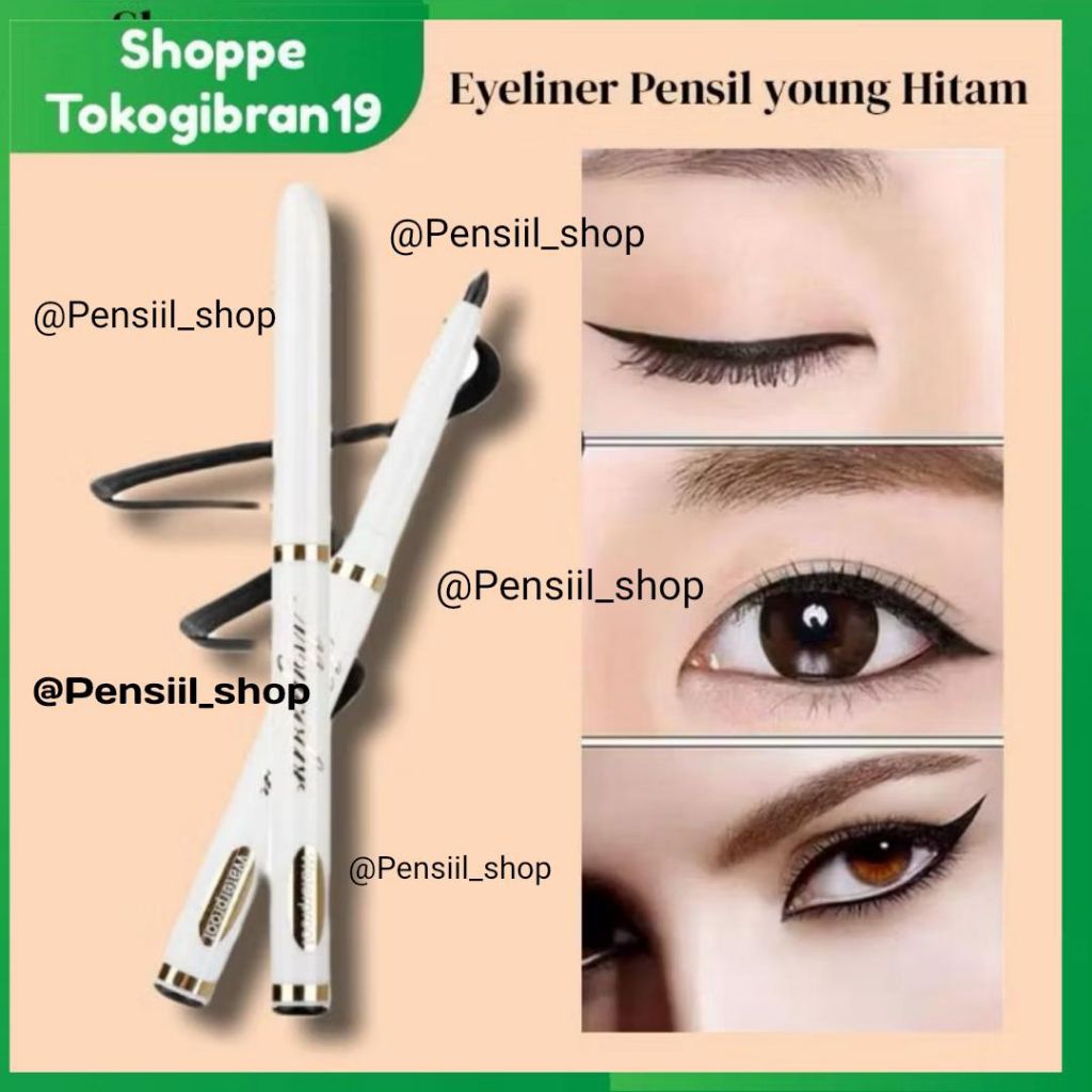 Jual EYELINER PENSIL Waterproof / Eyeliner Pencil Tahan Lama Makeup ...