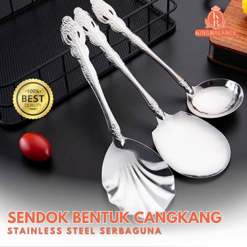 Jual Stainless Steel Peralatan Makan Cangkang Sendok Stainless Steel ...