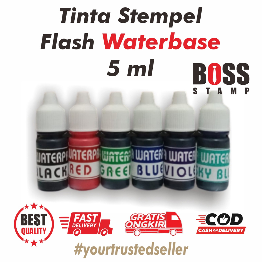 Jual Tinta Stempel Flash Otomatis 5 ml | Shopee Indonesia