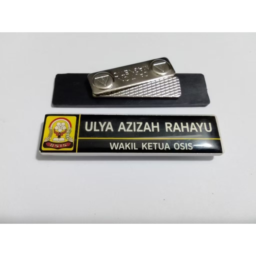 Jual NAME TAG PAPAN NAMA NAMA DADA BISA CUSTOM PENITI/ MAGNET | Shopee ...