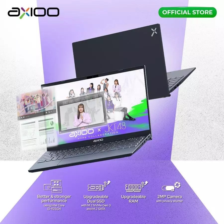 Jual Axioo Hype 3 G11 Gen 11 Intel Core i3-1125G4 RAM 8GB 256GB SSD 14 ...
