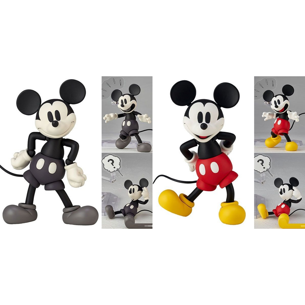 Jual REVOLTECH MICKEY MOUSE COLOR & MONOTONE BLACK WHITE 1973 DISNEY ...