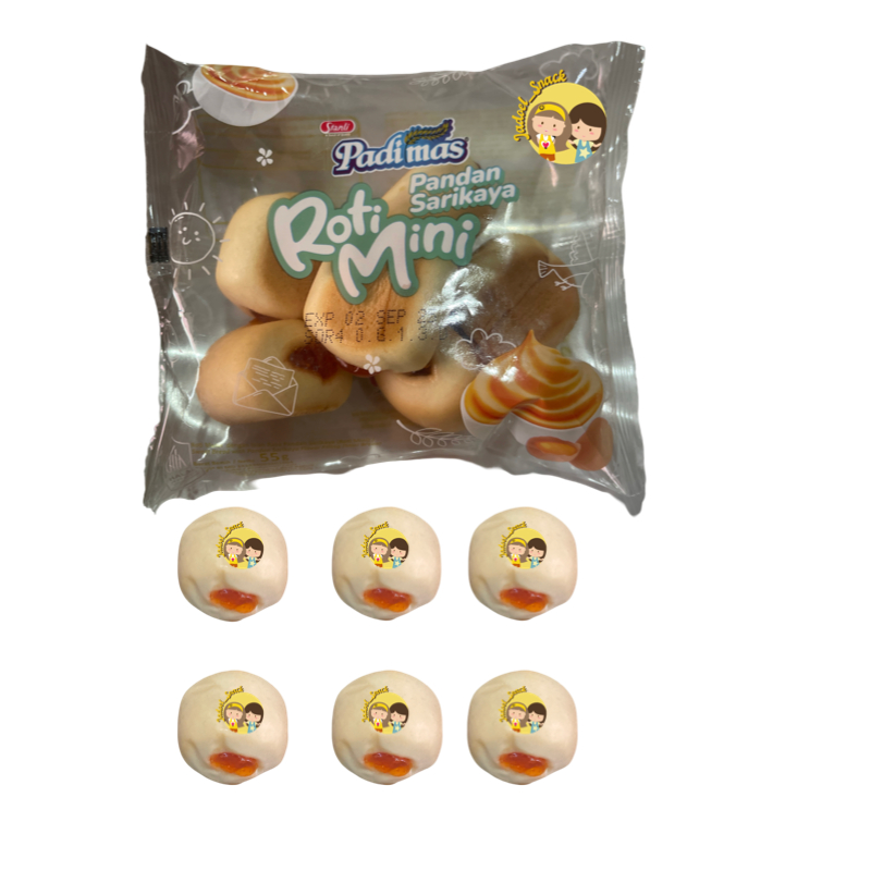 Jual Roti Mini Padimas 55 Gr Rasa Srikaya Pandan - Vanila Susu by ...