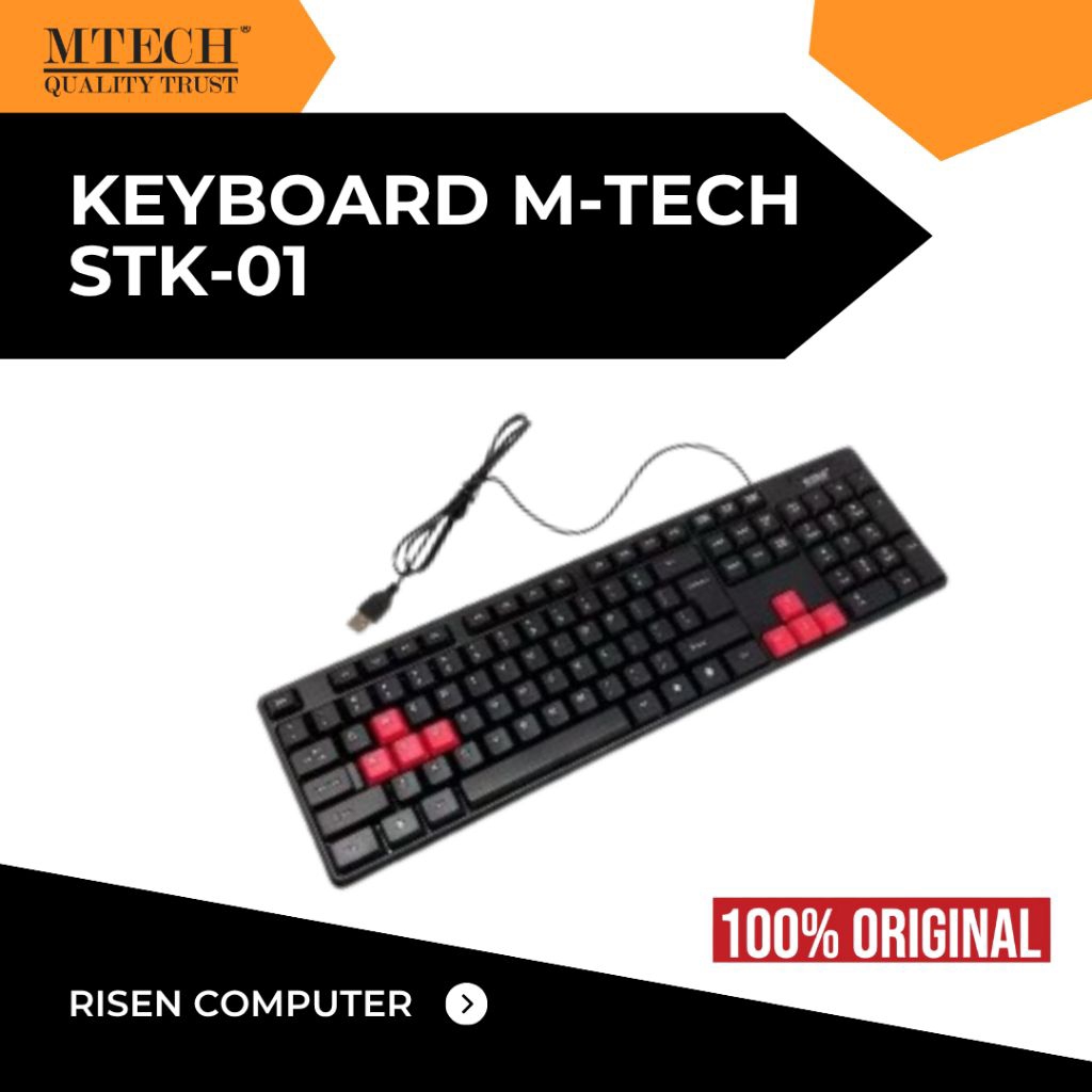 Jual M-TECH STK-01 Keyboard Kabel Kibot Tambahan External Eksternal Pc ...