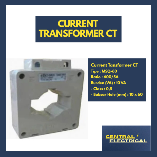 Jual Current Transformer CT 600/5A 10VA merk FORT tipe MSQ-60 | Shopee ...
