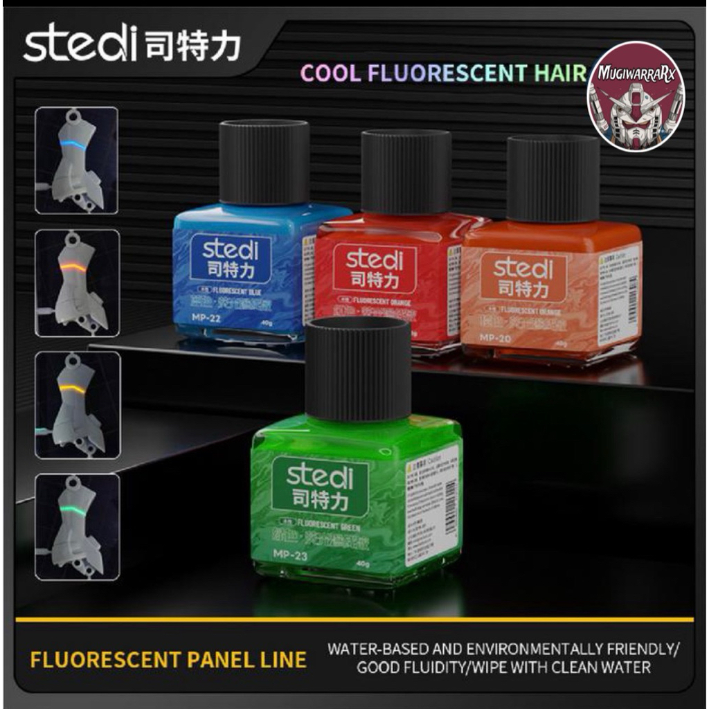 Jual Stedi modeling fluorescent panel line accent gundam tools kit ...