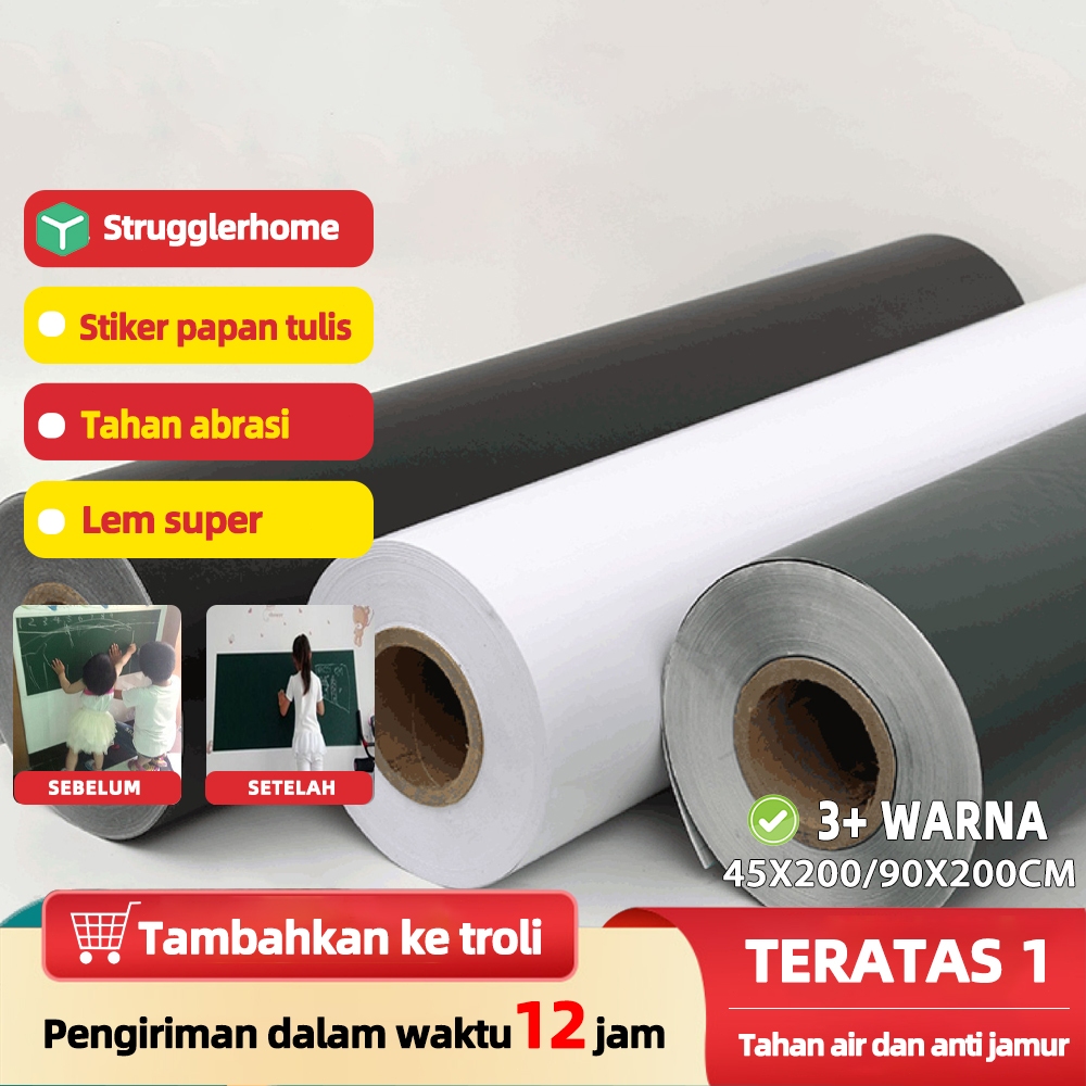 Jual Papan Tulis Tempel stiker papan tulis dinding Stiker Dinding Papan ...