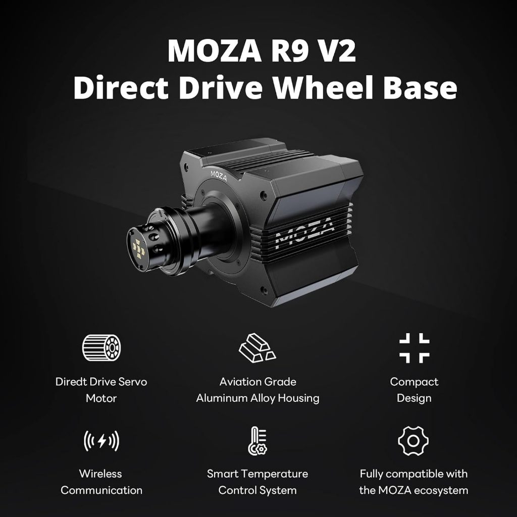 Jual MOZA RACING R9 V3 DIRECT DRIVE SIMULATOR RACING STEERING WHEEL ...