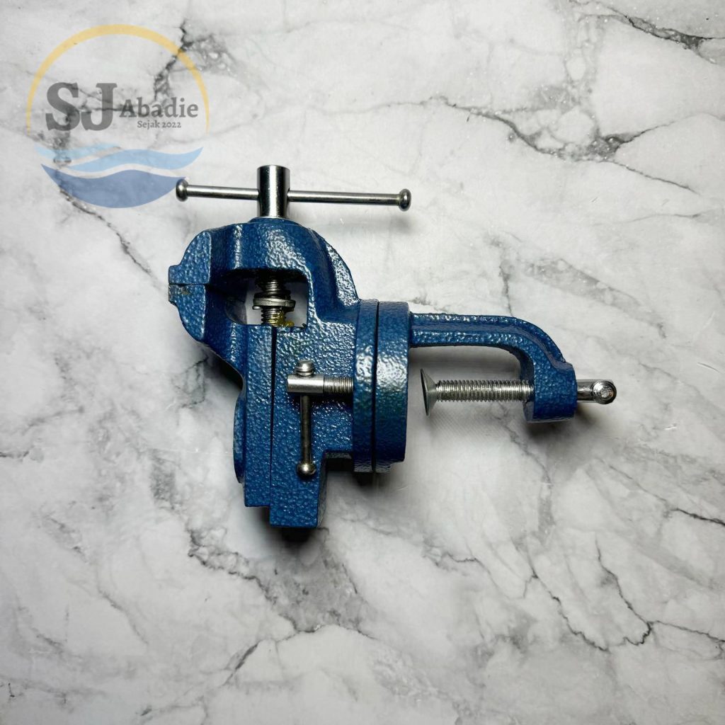 Jual (1 PC) ATS Catok Meja Ragum Anvil Besi Table Vice Dose Tail Heavy ...