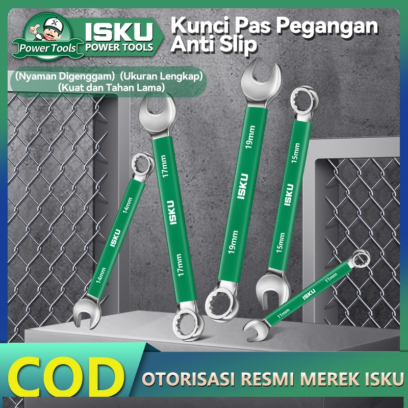 Jual ISKU Kunci Ring Pas set 8-24mm Kunci Pas 14 Ring Pas 14 mm Kunci ...