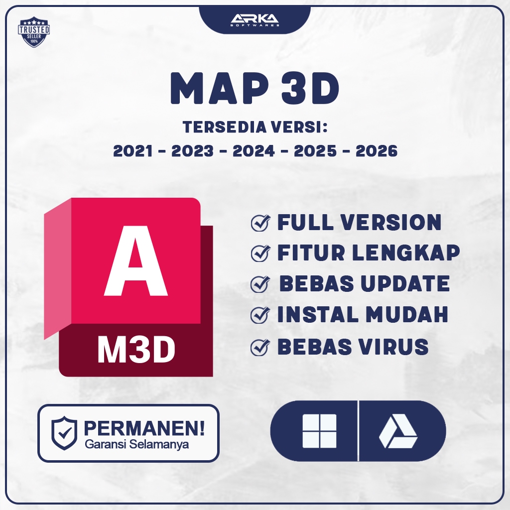 Jual Map 3D 2026 Full Version Original AutoCAD Lifetime | Map 3D ...