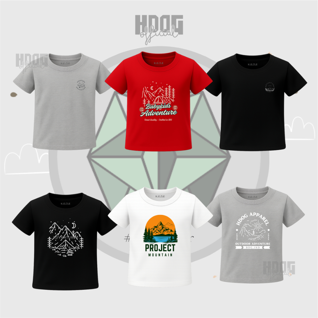 Jual Kaos Bayi dan Anak Tema Camping Lucu - Baju Outdoor Anak HDOG ...