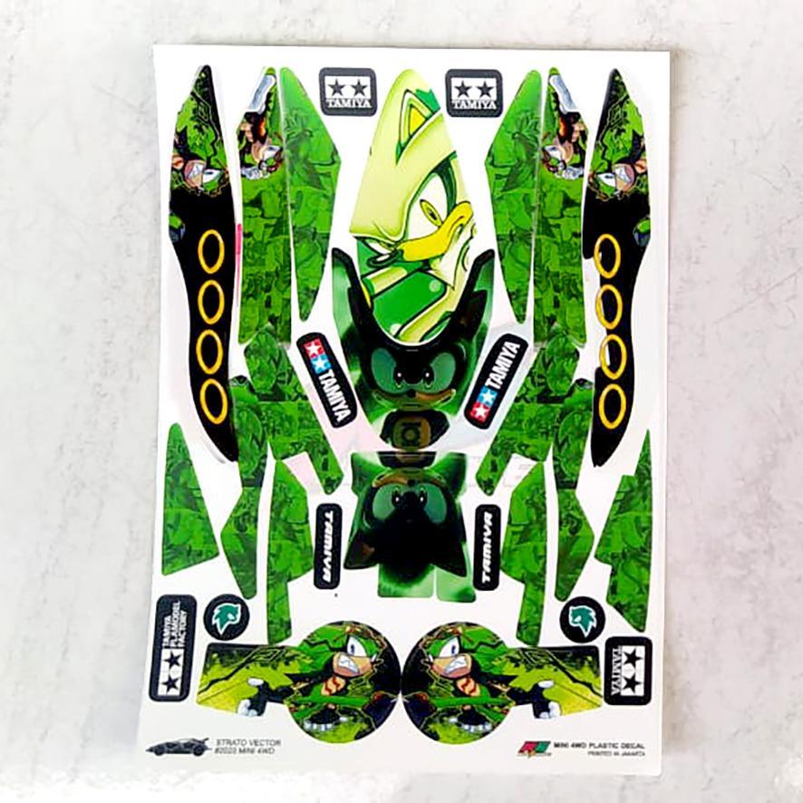 Jual Stiker Strato Vector -Green Sonic - Body Hijau/Hitam - Vinnyl Lam ...
