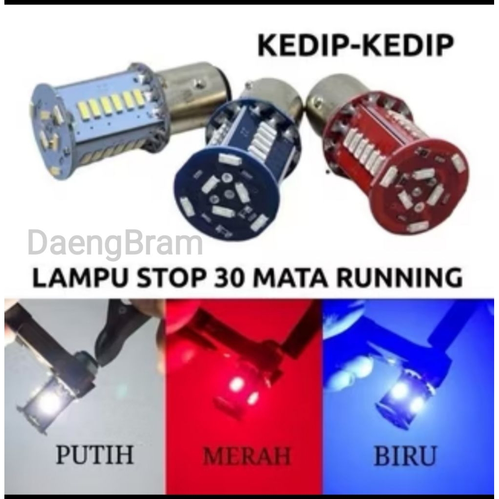 Jual LAMPU STOP REM LED KEDIP 30 MATA | Shopee Indonesia