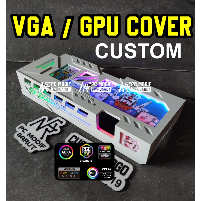 Jual COVER GPU COVER VGA GUNDAM EDITION CUSTOM LOGO LED ARGB | Shopee ...