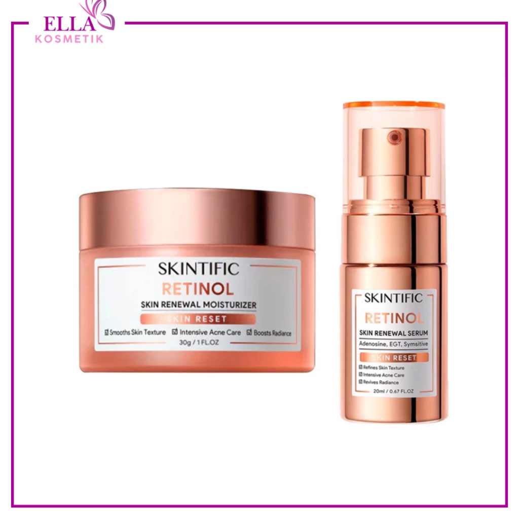 Jual Skintific Retinol Skin Renewal Series | Serum 20ml / Moisturizer ...