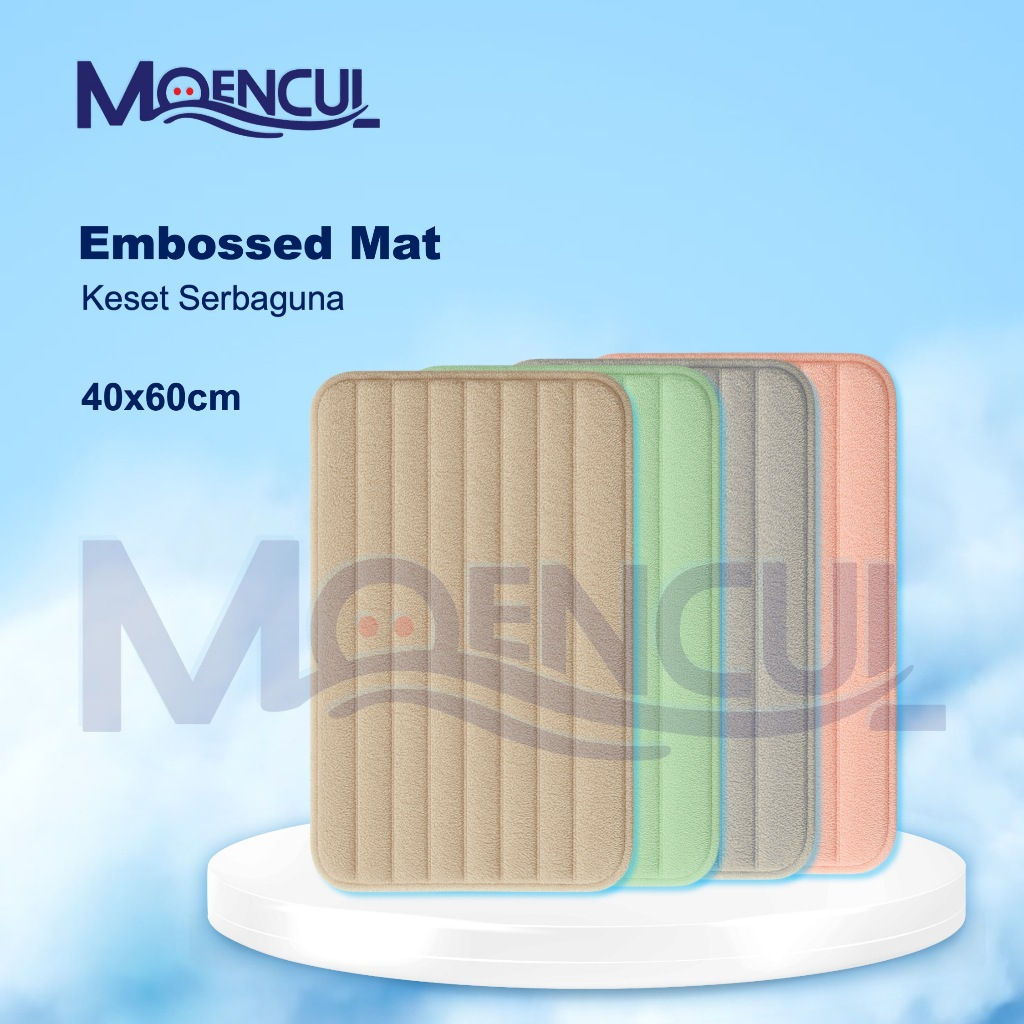Jual Premium Keset Kaki - Embossed Mat 40x60cm / Anti Slip / Keset ...