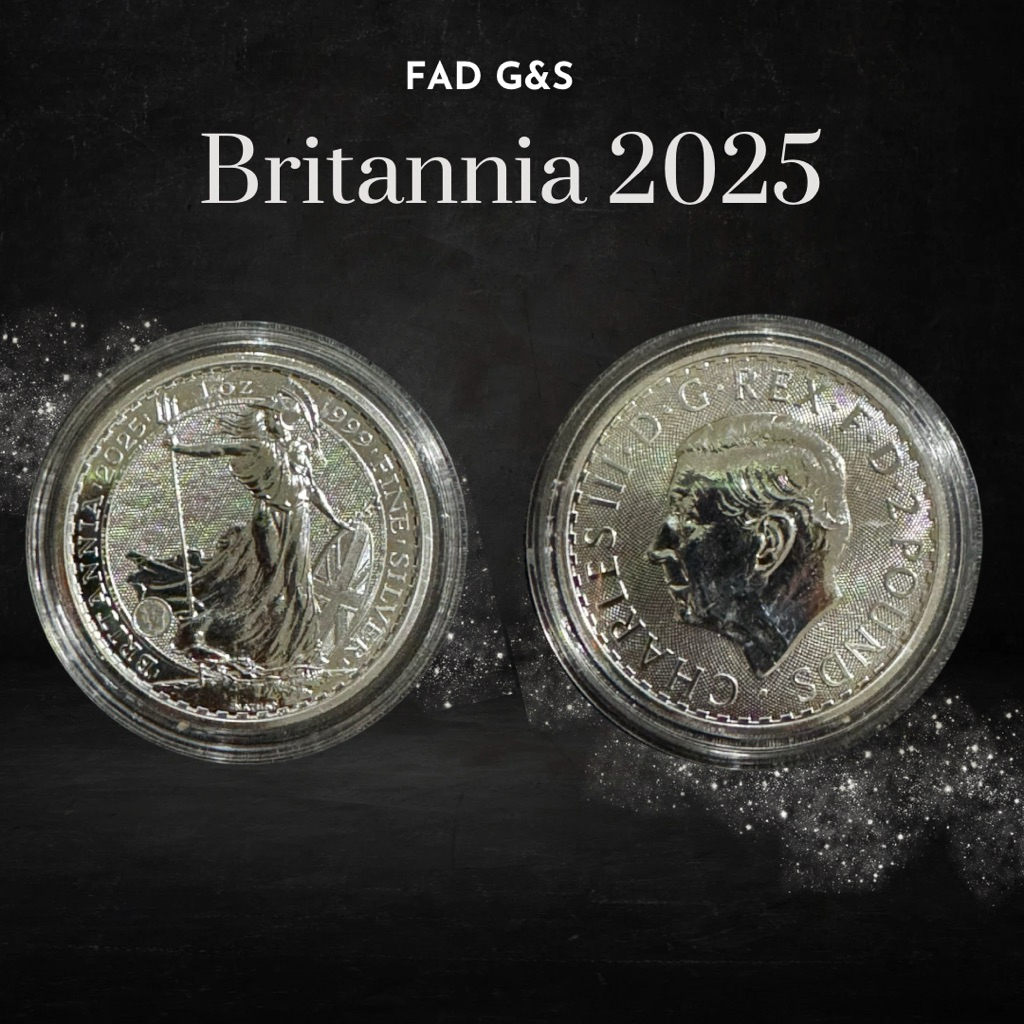 Jual fine silver perak Britannia Tahun 2025 1 oz | Shopee Indonesia