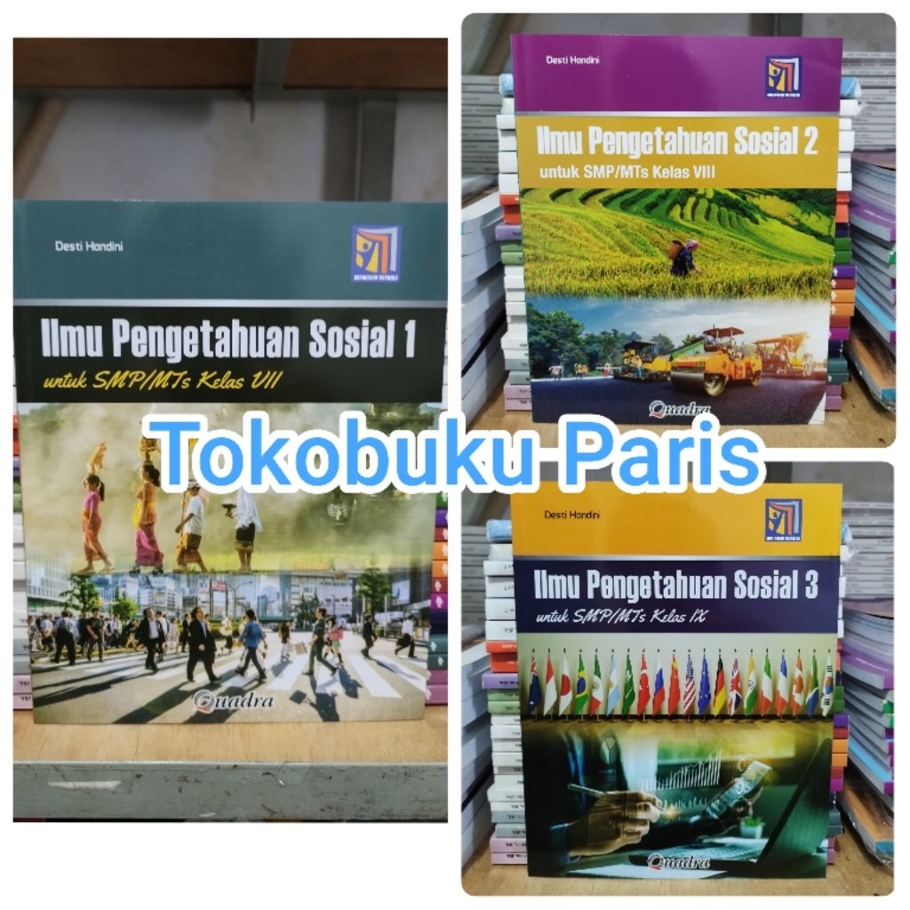 Jual ORI Buku IPS Ilmu Pengetahuan Sosial REVISI SMP MTs Kelas 1 7 VII, 2 8 VIII, 3 9 IX ...