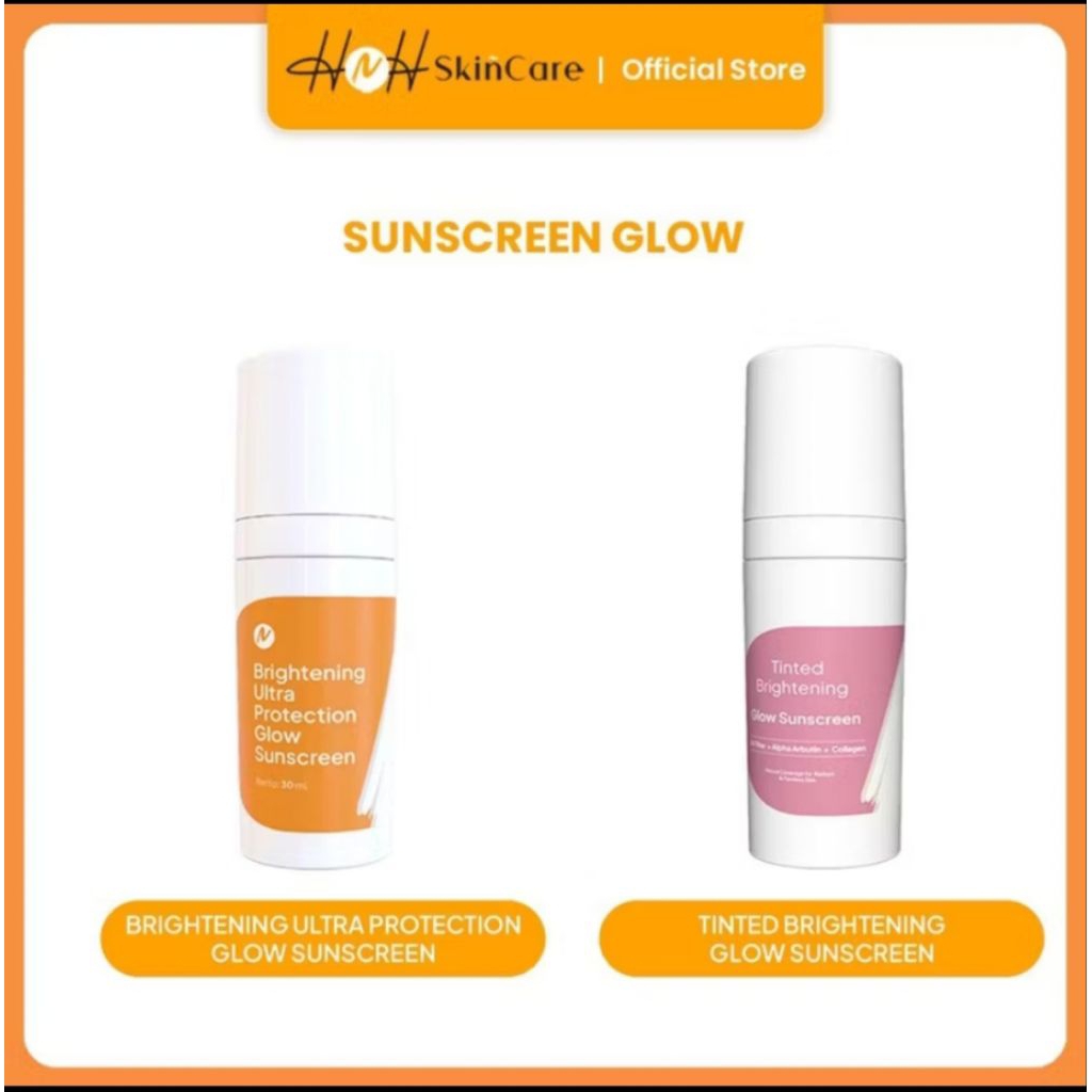 Jual HNH Skincare Glow Sunscreen Wajah SPF 50 PA++++ | Shopee Indonesia
