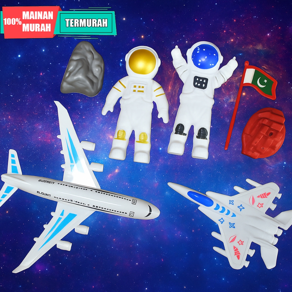 Jual MAINAN ANAK MURAH SET LENGKAP PESAWAT ASTRONOT SPACE EXPLORATION TEAM S.2024 MAINAN LUAR ...