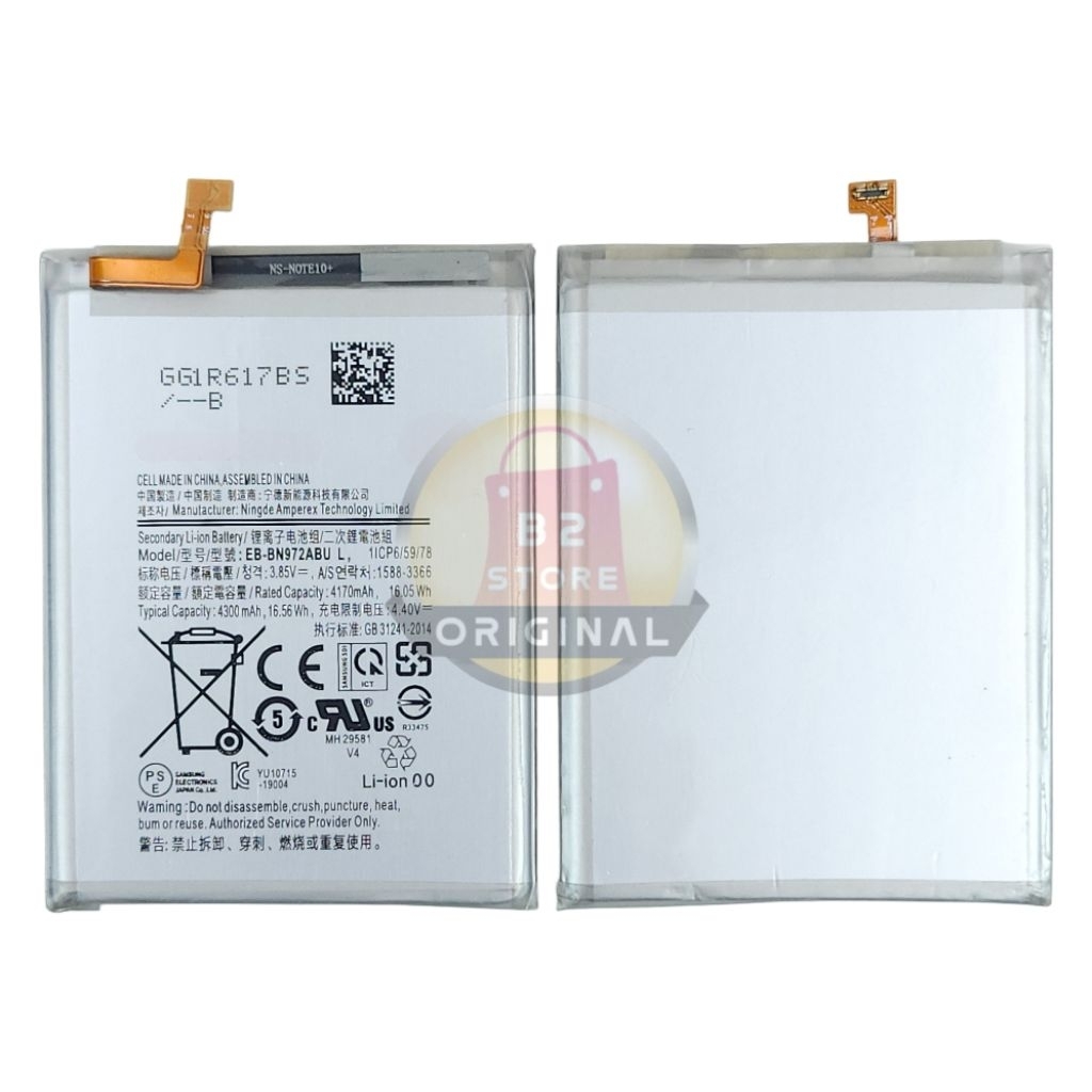Jual BATERAI EB-BN972ABU FOR SAMSUNG NOTE 10 PLUS N972 BATTERY | Shopee Indonesia