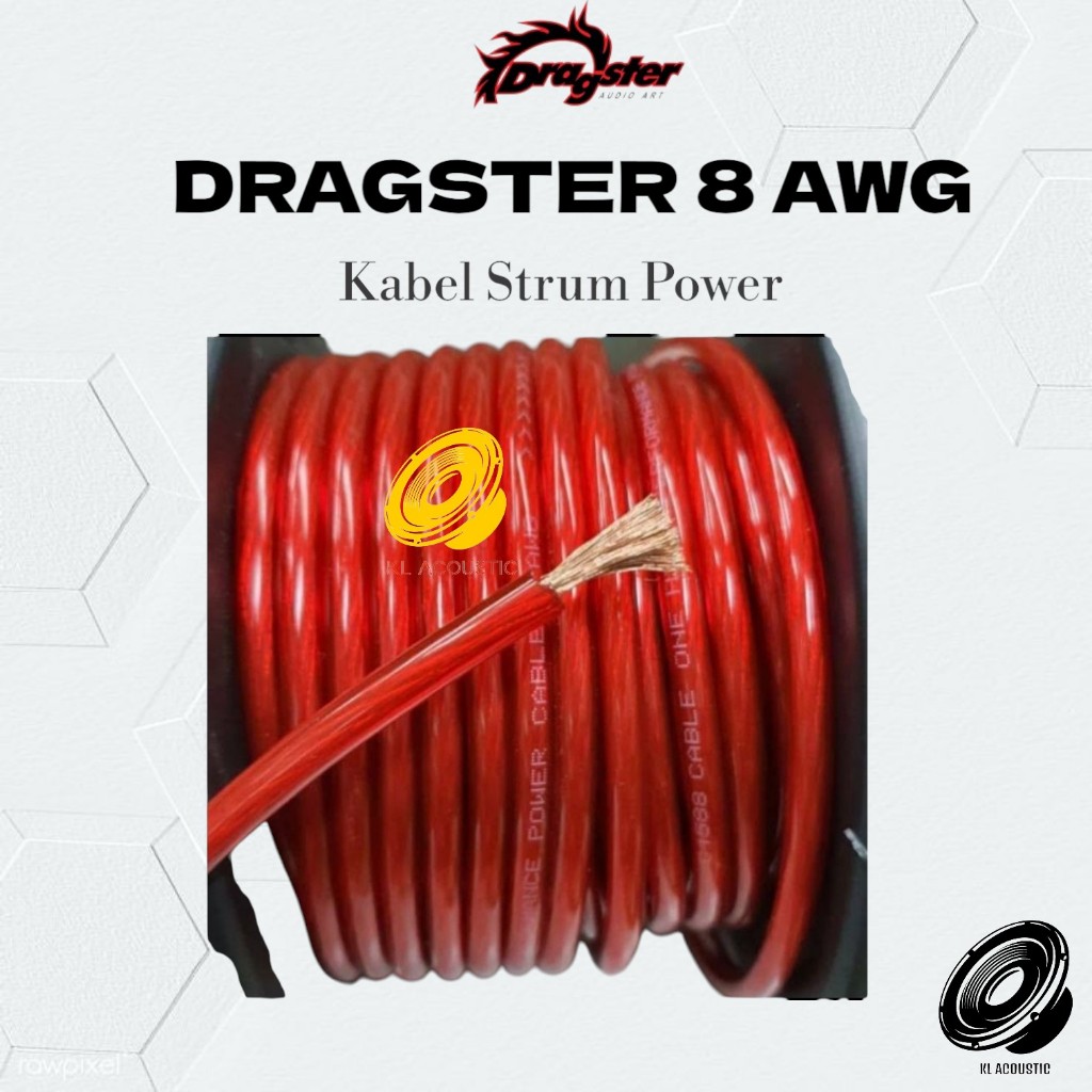 Jual KABEL 8 AWG DRAGSTER KABEL POWER GROUND GROUNDING AKI MOBIL MOTOR ...