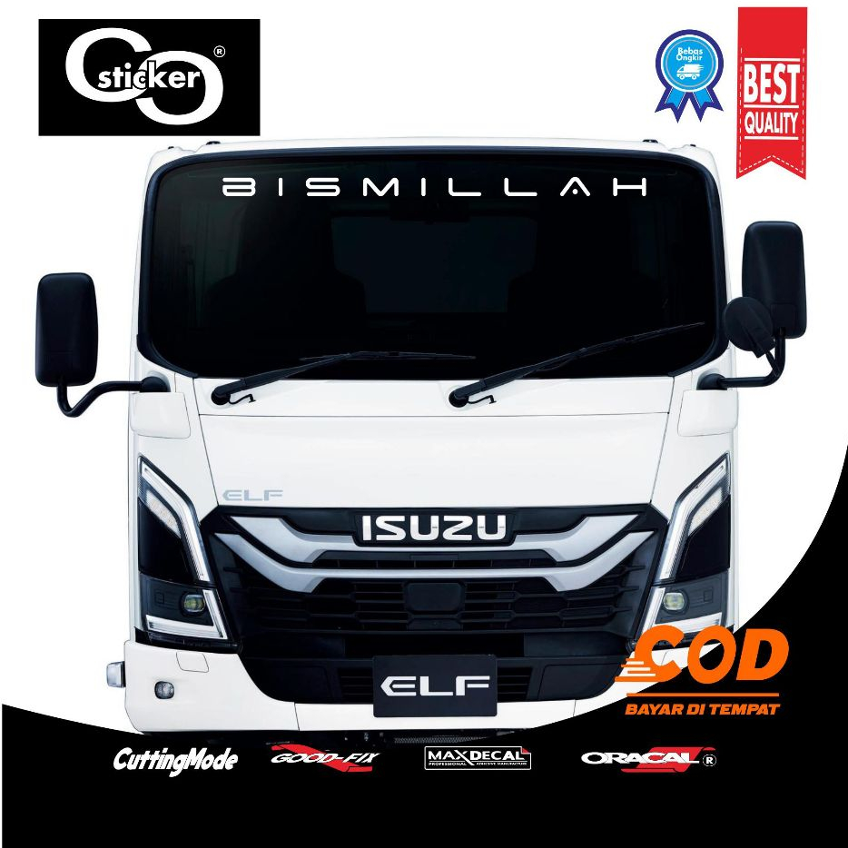 Jual Stiker Cutting variasi kaca depan truk pickup mobil cutting stiker ...