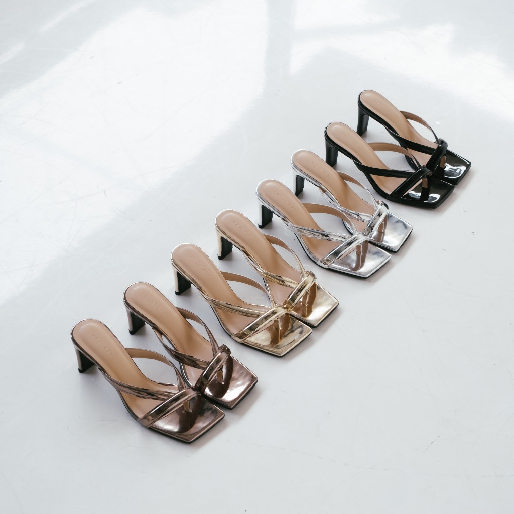 Jual SAN VIN SHOES - SELENA HEELS | SEPATU HEALS SANDAL HEELS JEPIT 7CM ...