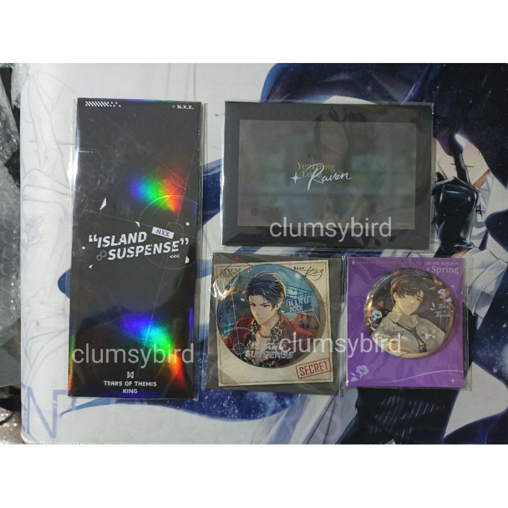 Jual [READY STOCK] TEARS OF THEMIS Square Pin Badge Character Enduring ...