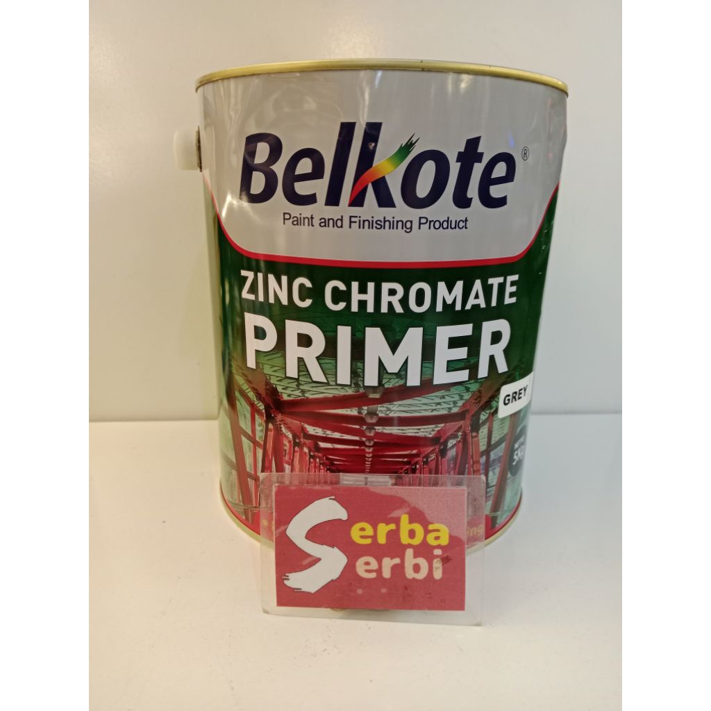 Jual -5KG BELKOTE ZINC-Cat dasar duco zinc chromate primer | Shopee ...