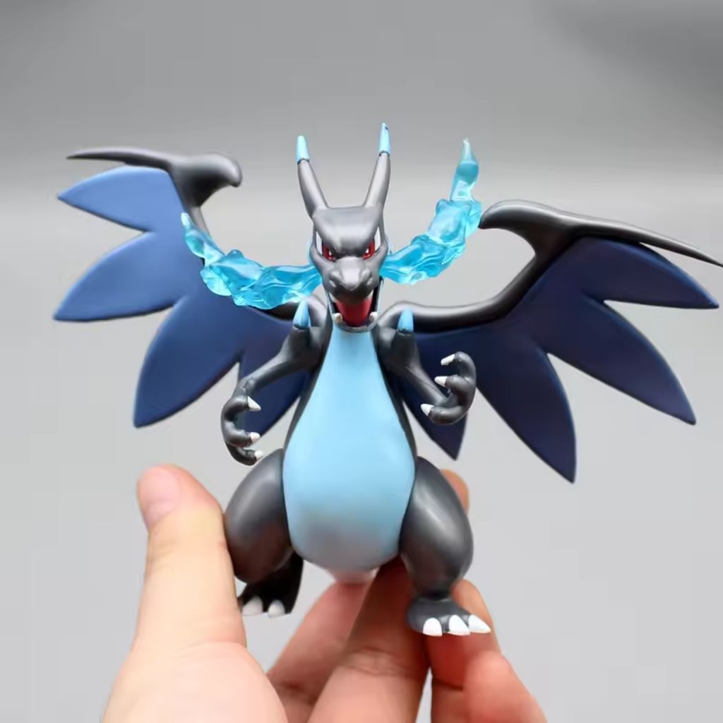 Jual NIARI 10 cm Action figure pokemon mega charizard x moncole mainan ...