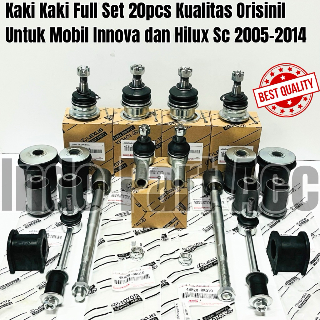 Jual Bushing Arm Set - Ball Joint - Tie Rod - Rack End - Link Stabil ...