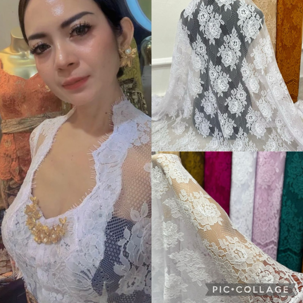 Jual Lace sparkle dan llace soltis terbaru motif ceplok || brokat ...