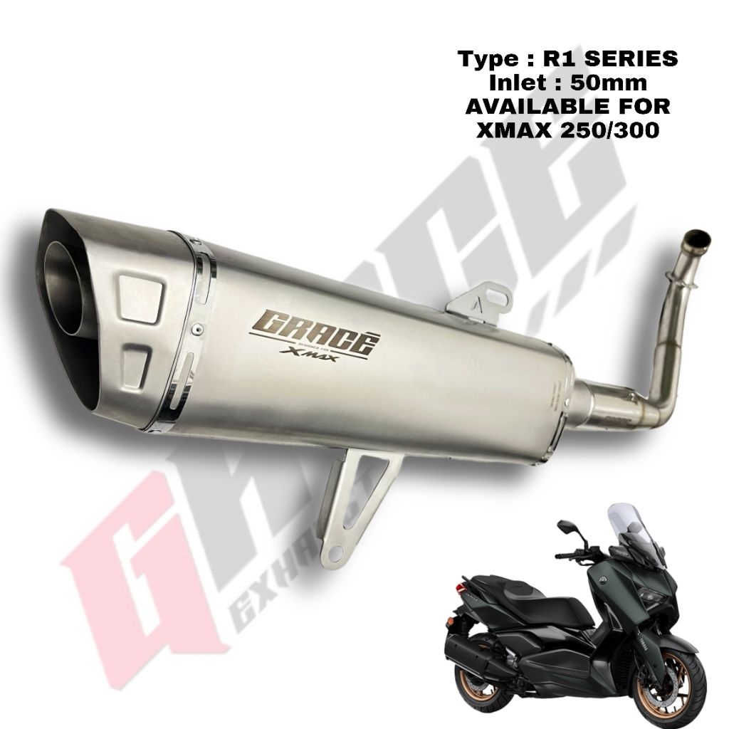 Jual knalpot XMAX 250/300 Xmax old & xmax new Original Grace type r1 ...