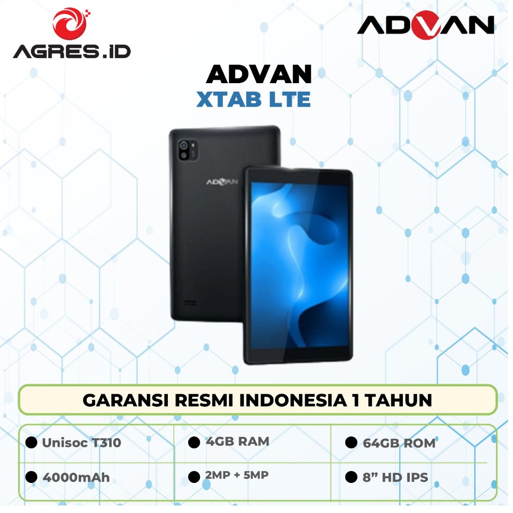 Jual Advan XTab LTE Ram 4Gb Rom 64Gb Black - Garansi Resmi | Shopee ...