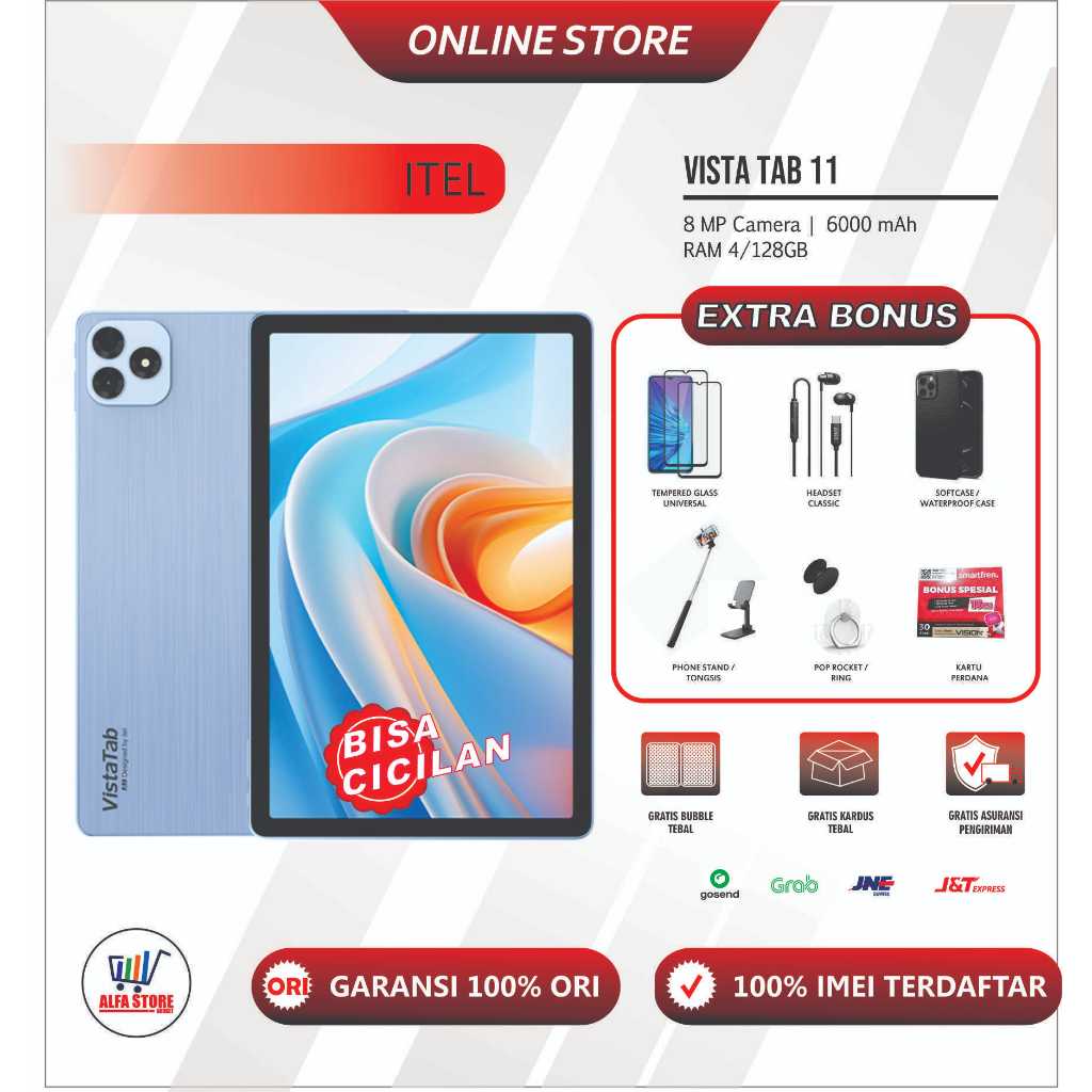 Jual Itel Vista Tab 11 RAM 4/128GB Garansi Resmi | Shopee Indonesia