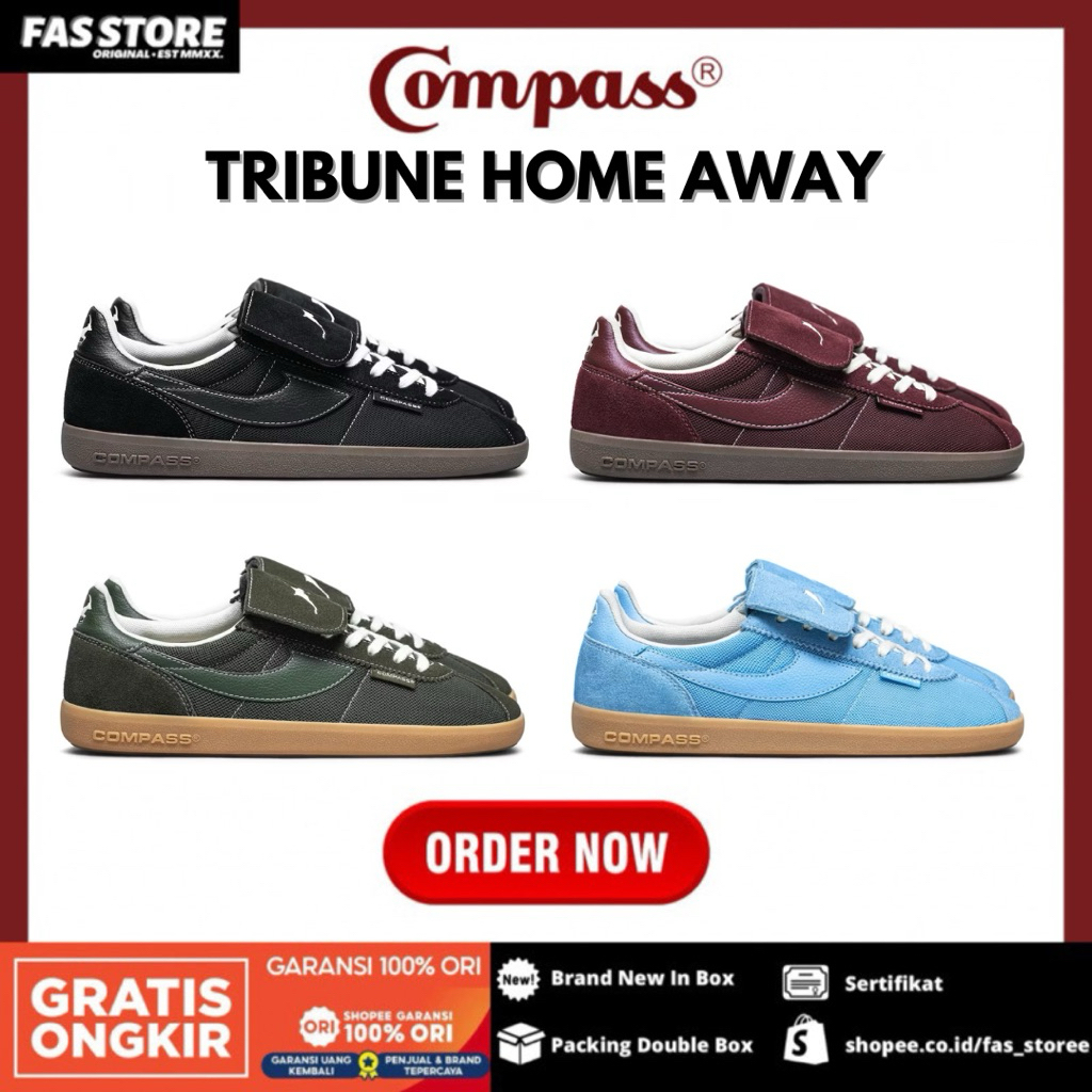 Jual [ORIGINAL] SEPATU COMPASS TRIBUNE HOME / AWAY | Shopee Indonesia