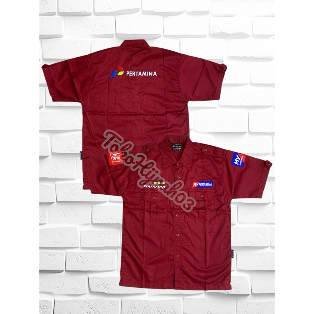 Jual KEMEJA PERTAMAX PERTAMINA TERBARU KEMEJA PDH PERTAMAX PERTAMINA ...