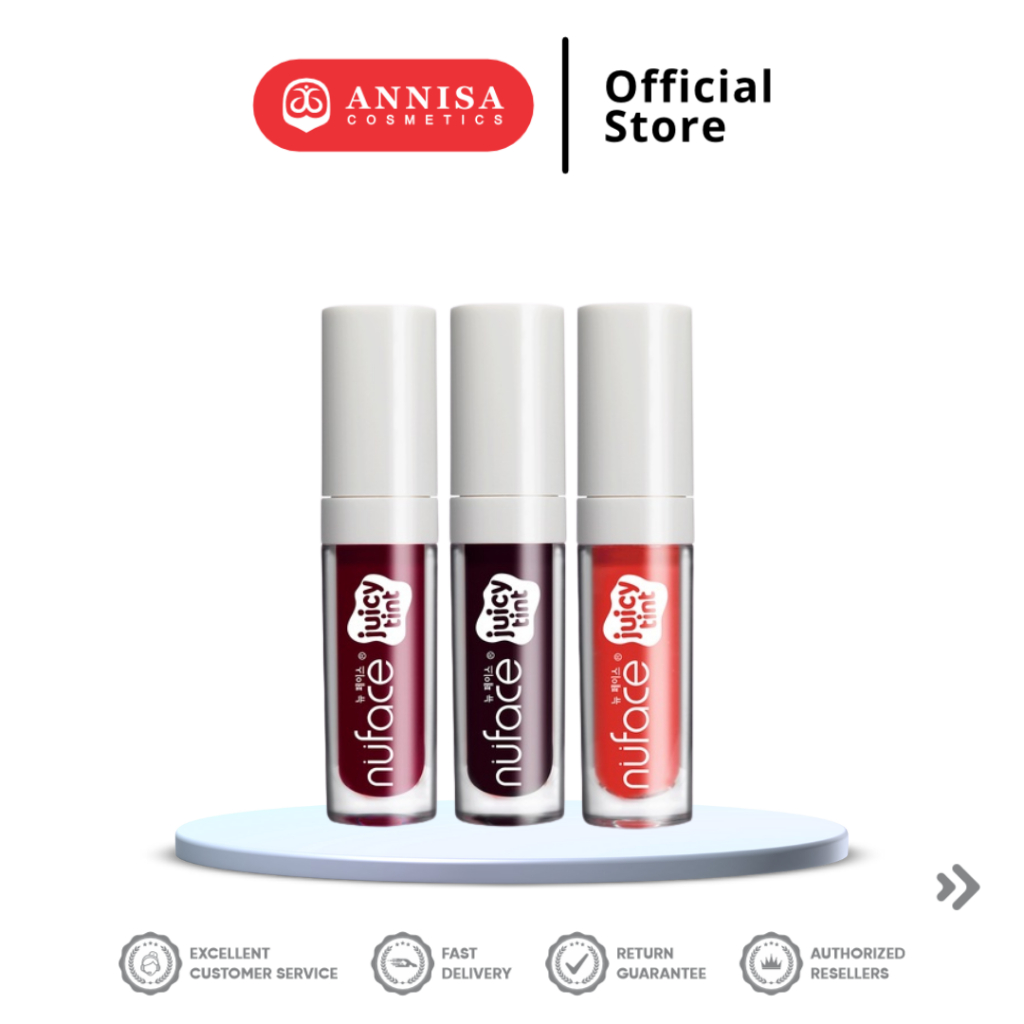 Jual Nuface Juicy Tint | nu Sheer Lip Balm | Magic Color Lip Serum ...
