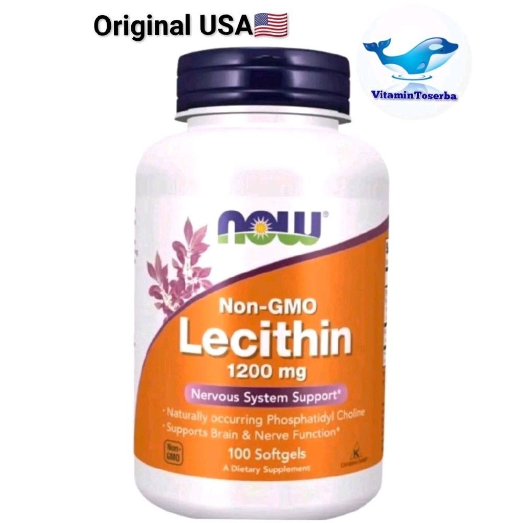 Jual Now Foods Lecithin 1200 mg / 1200mg 100 Softgels | Shopee Indonesia