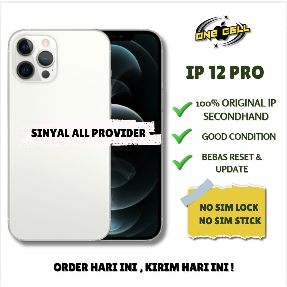 Jual IP 12 PRO 128GB/256GB SECOND KONDISI BAGUS BUKAN SIMLOCK BUKAN ...