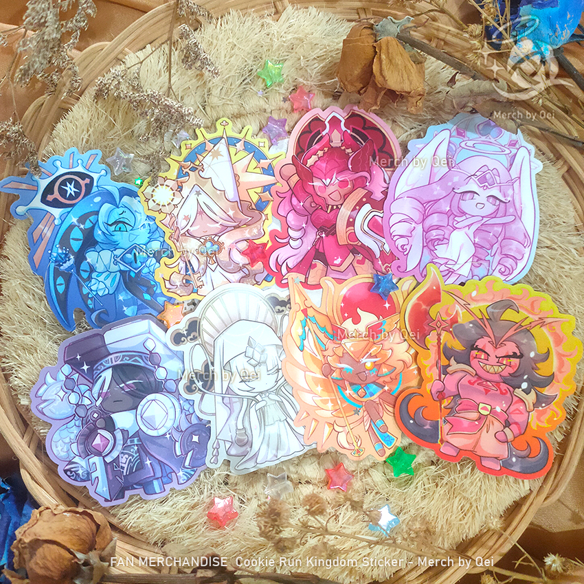 Jual Stiker COOKIE RUN KINGDOM BEAST & ANCIENT COOKIES Vinyl Sticker ...