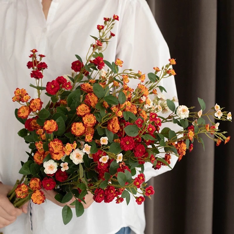 Jual Bunga Mini Rose/bunga buatan/Bunga Hadiah Liburan/Bunga Plastik ...